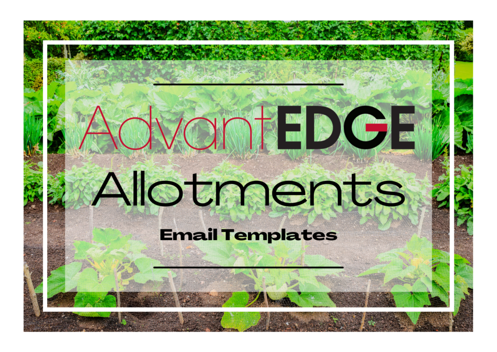 Allotments: Email Templates - EDGE IT Systems